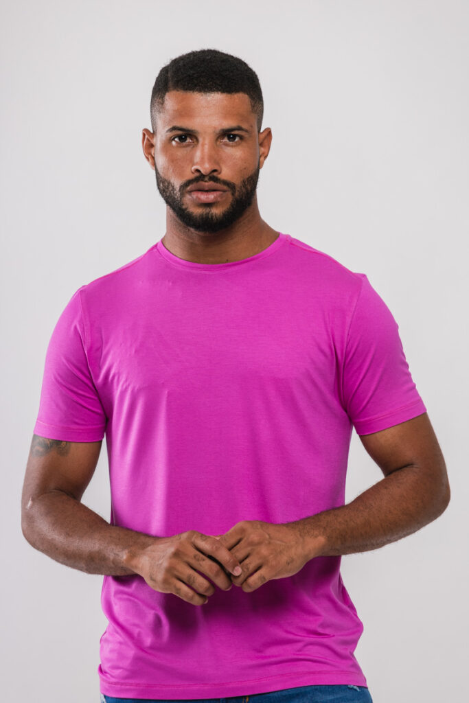 Camiseta Viscose Rosa Pink - Ciao for Men